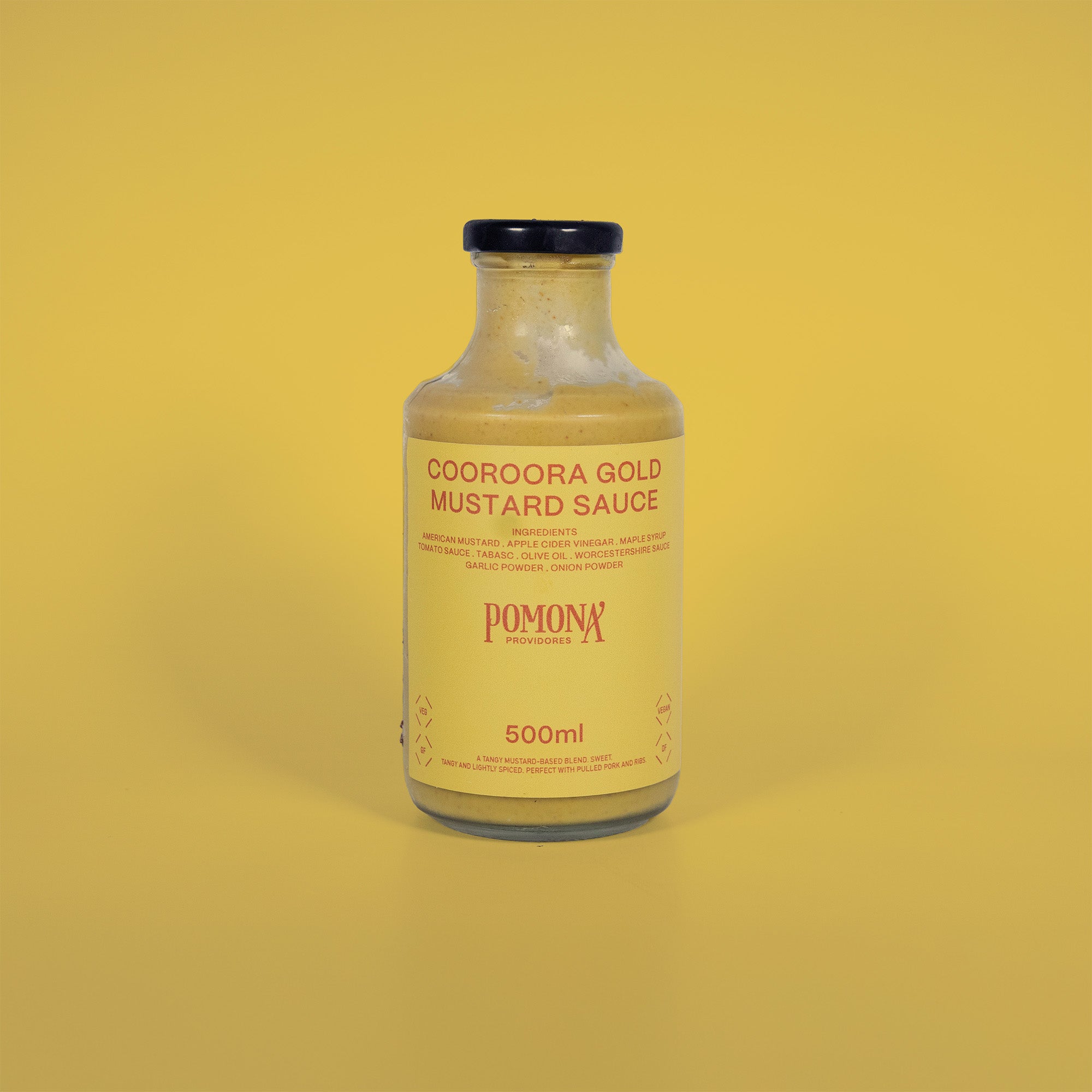 COOROORA GOLD MUSTARD SAUCE 500ml